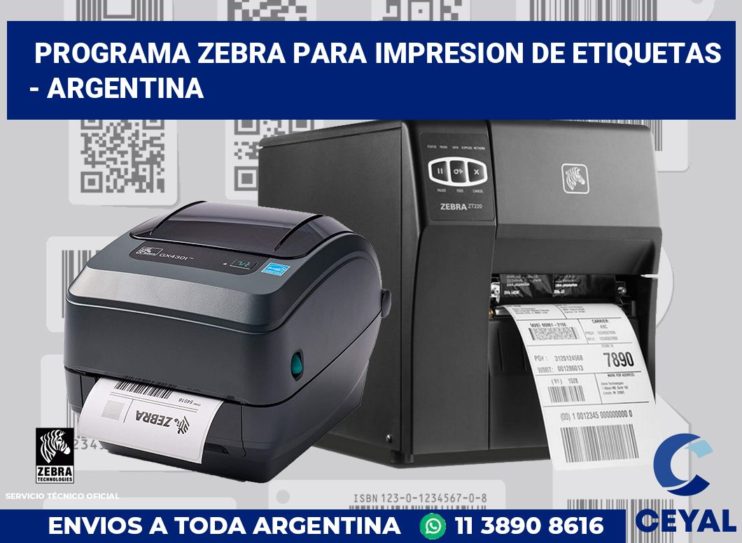 programa zebra para impresion de etiquetas – Argentina - Etiqueta Ropa